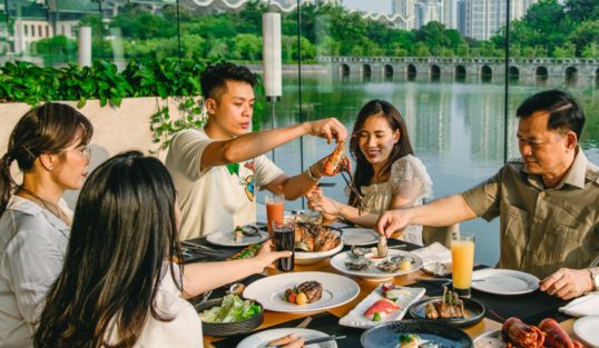 JW Marriott Hanoi - JW Café - Complimentary sparkling wine bottle for ...